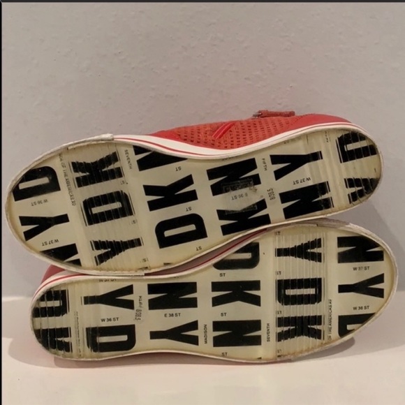 Dkny | Shoes | Dkny Cindy Lser Popsicle Suede Sneaker Sz 385 | Poshmark